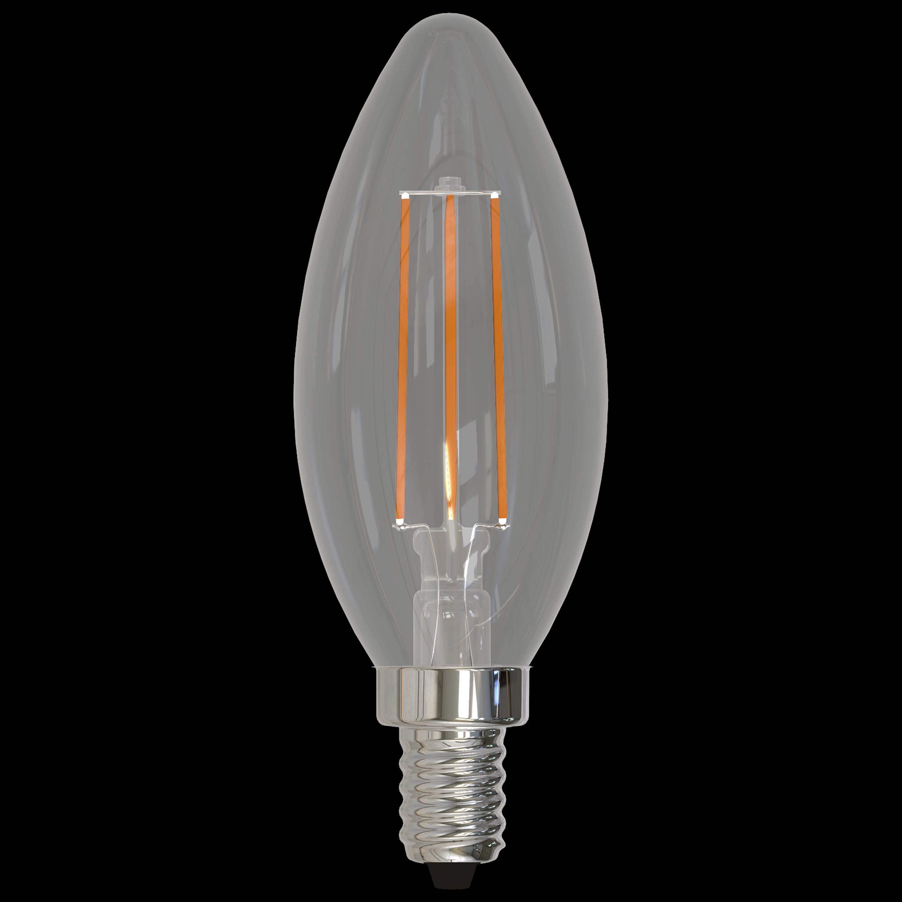 Bulbrite 5 Watt B11 LED Filament Light Bulb, 4000K E12 Candelabra Base – Bulb Center