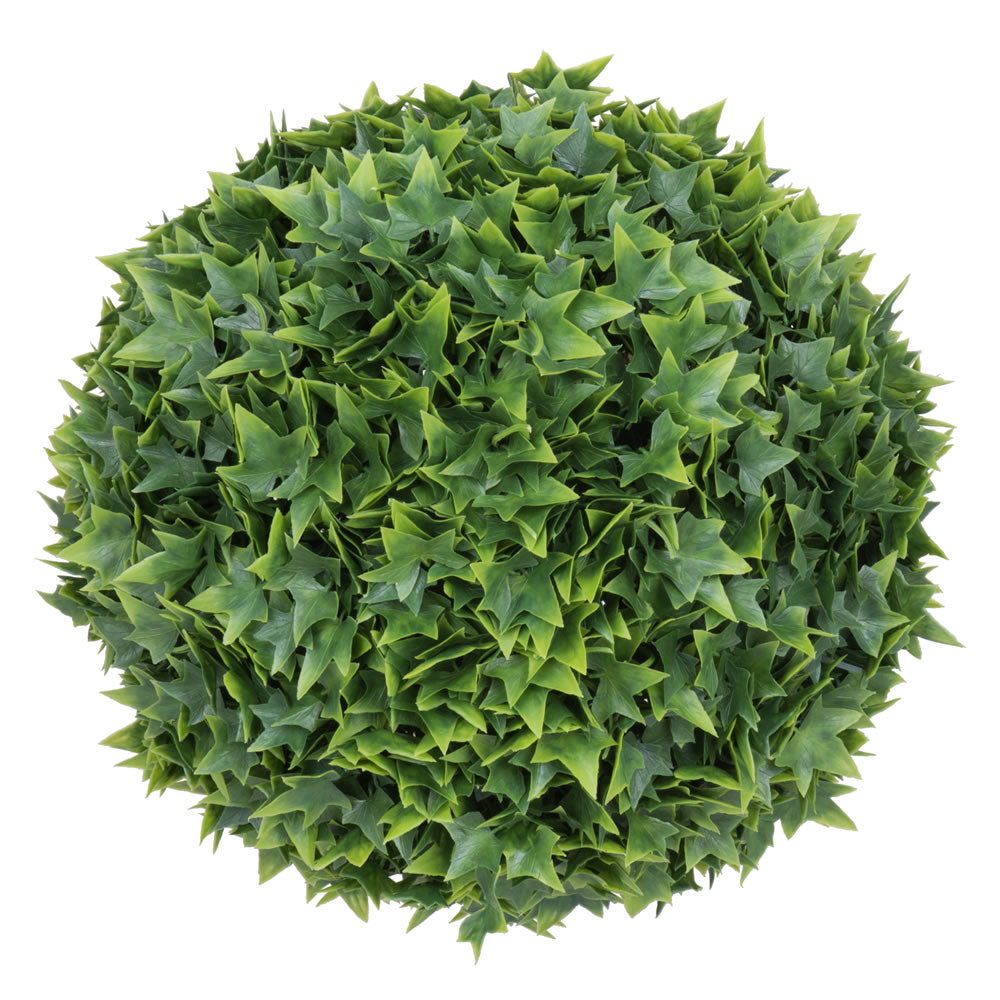 Vickerman 10" Artificial Mini Ivy Ball UV. - Bulb Center