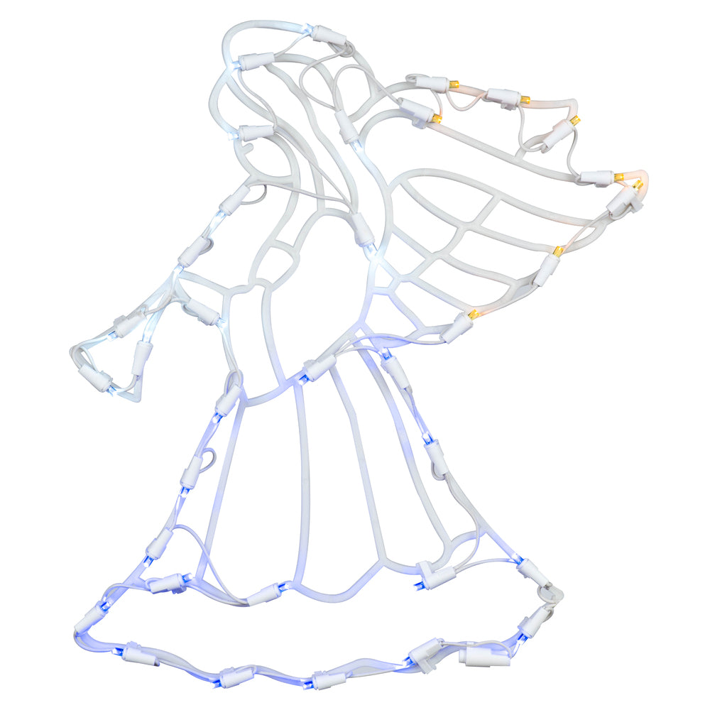 Vickerman 17" Angel Wire Silhouette with 35 LED Lights - Bulb Center