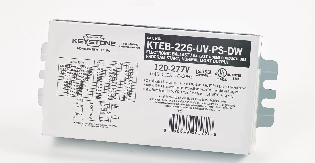 KTEB-226-UV-PS-DW-kit (c2642unvme) Keystone - Bulb Center