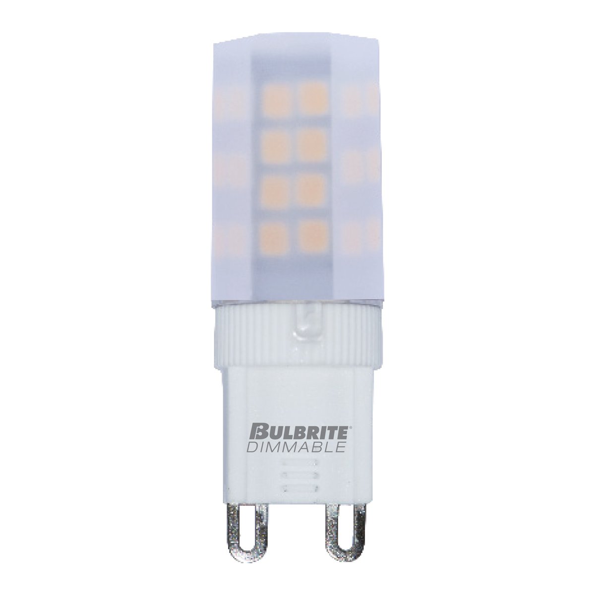 Bulbrite 4.5 Watt Dimmable Frost Mini T4 Bi-Pin (G9) LED Bulb - 340 Lu ...