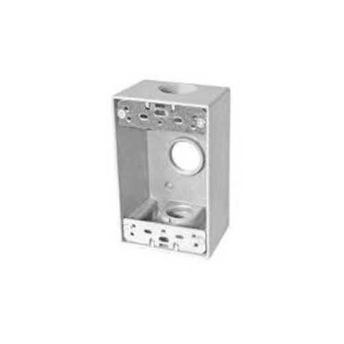 Westgate 3/4” Trade Size, 3 Outlet Holes, 18.3 Cu. In., White, Electri ...
