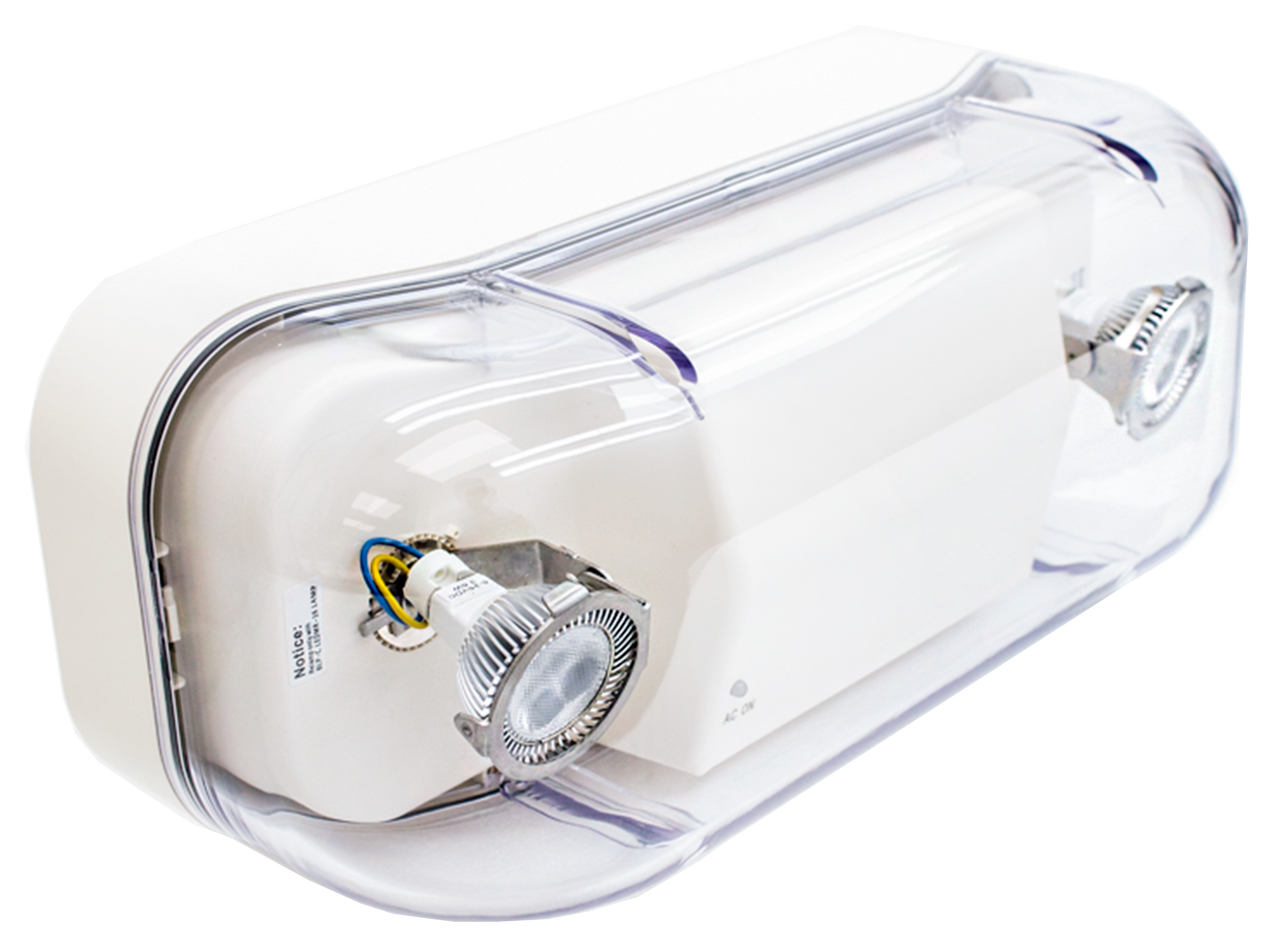 Westgate Nema 4X Rated LED Emergency Light, 6V, 54W, Black, LED Exit ...