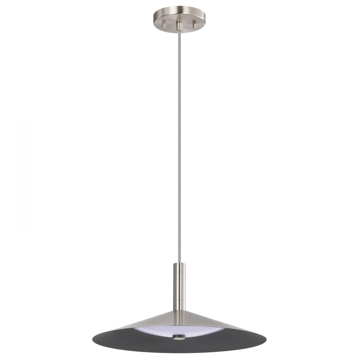 62-2082 CORRINE 14" LED PENDANT Corrine; 14 Inch LED Pendant; Brushed ...