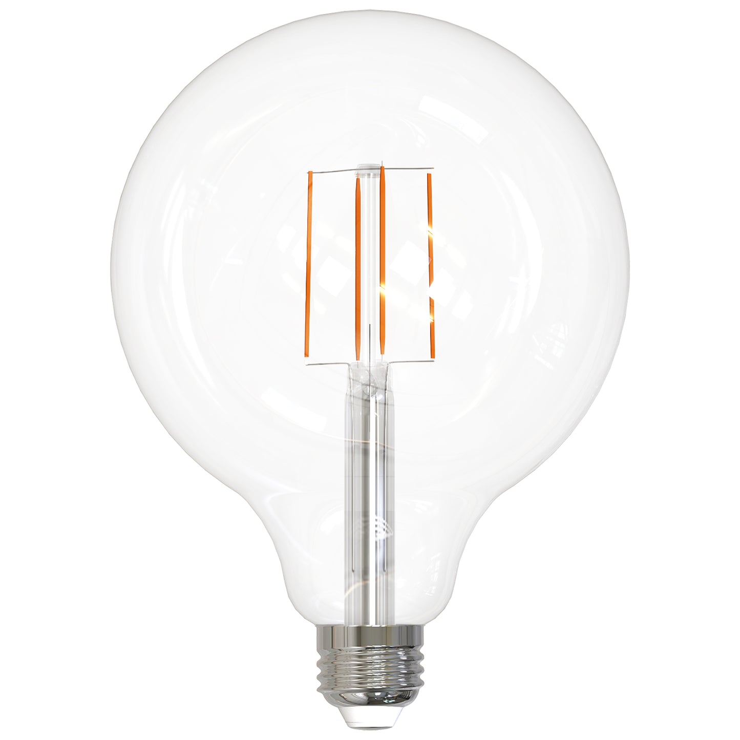 LED G40 Edison Globe Light Bulb, 8.5 Watts (100W Equivalent), Standard - Bulb Center