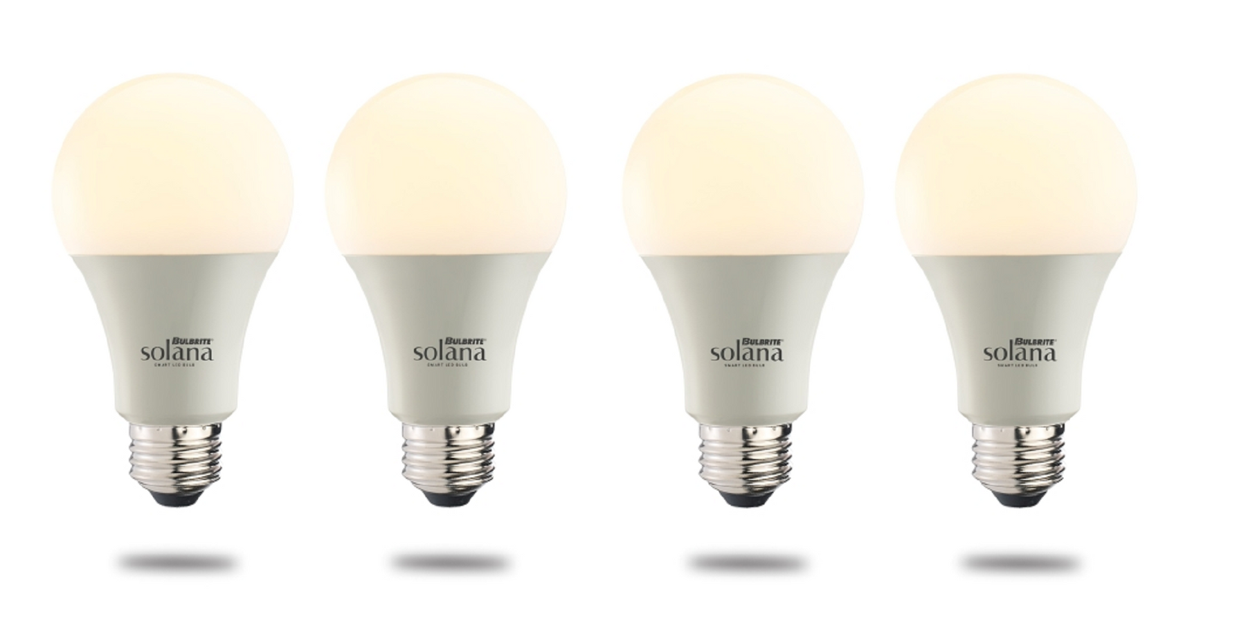 BULBRITE SMART LED WIFI BULB 8W A19 WHITE LIGHT 60W EQUIVALENT 4PK ...