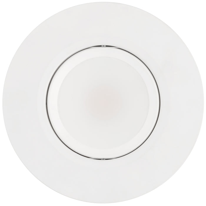 LED 4-Inch Round Retrofit Gimbal Recessed Downlight with Medium Base A ...