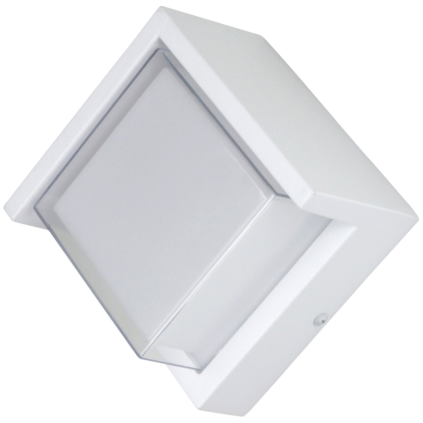 LED Square Modern Outdoor Light Fixture with Canopy, 12 Watts, 850 Lum ...