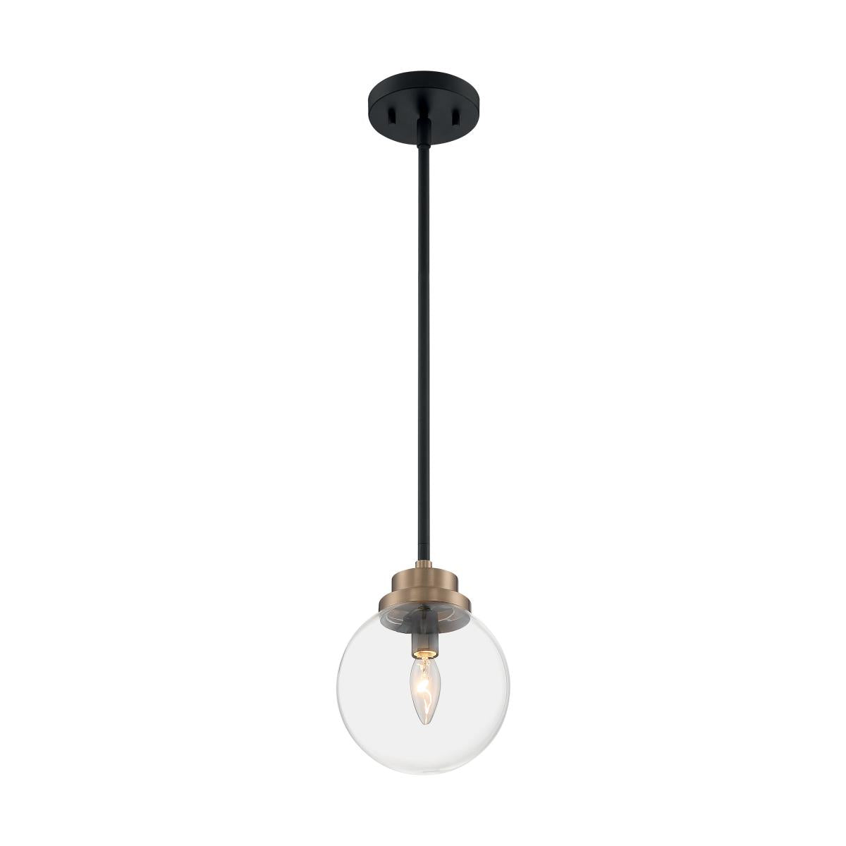 60-7121 AXIS 1 LIGHT PENDANT Axis - 1 Light Pendant with Clear Glass ...