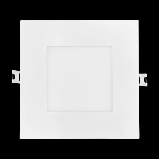 Luxrite LED 6" Mini Panel High Output Square Smooth Canless Wafer Spot ...