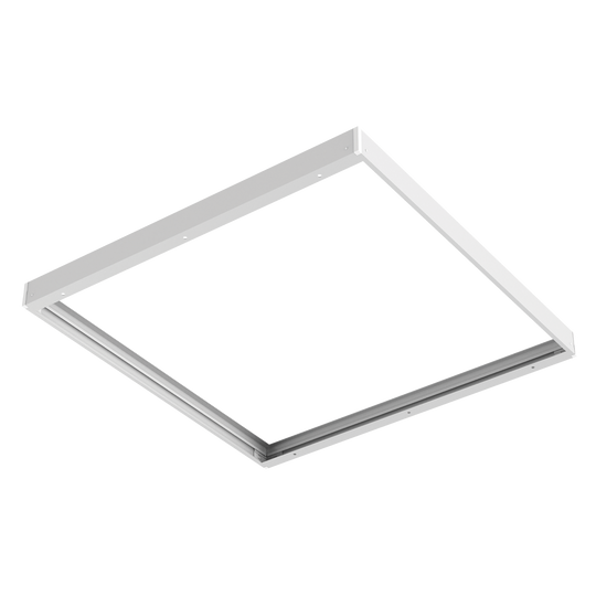 Luxrite 2X2 Panel Surface Kit, White Finish (LR24096) - Bulb Center