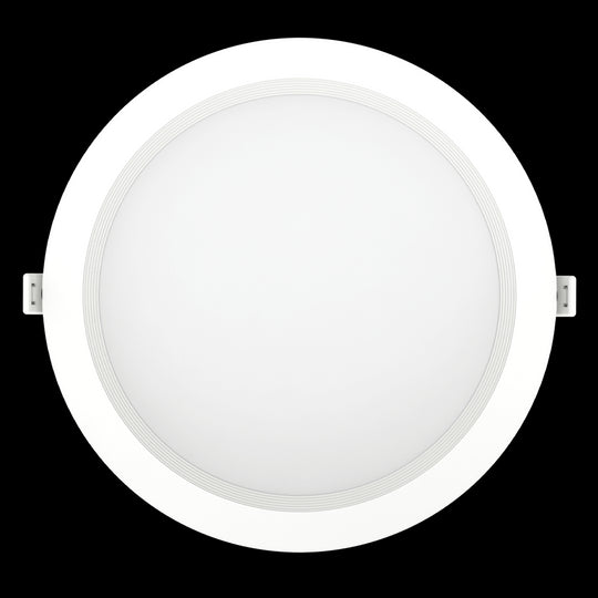 8" MINI PANEL ROUND 5CCT BAFFLED CANLESS WAFER SPOTLIGHT – Bulb Center