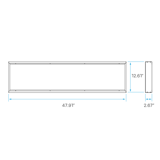 1X4 PANEL SURFACE KIT — Bulb Center