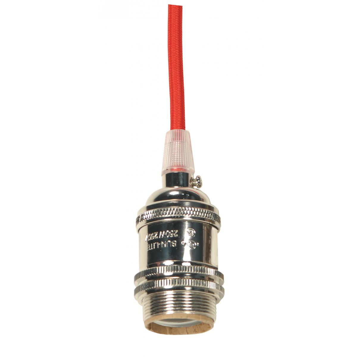 80-2379 KEYLESS POL NICKEL CAST SKT Medium base lampholder; 4pc. Solid ...