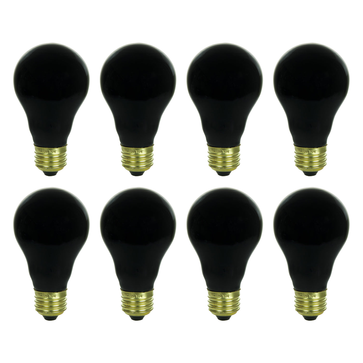 Sunlite 75 Watt A19 Black Light, Medium Base, Transparent Blacklight ...