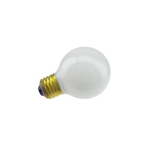 Bulbrite 25G19WH 25 Watt Incandescent G19 Globe, Medium Base, White ...