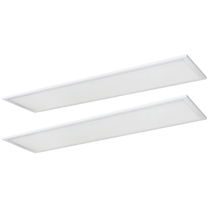 2-Pack Sunlite 1x4 Foot LED Lay-in Light Panel Fixtures, Color Tunable ...