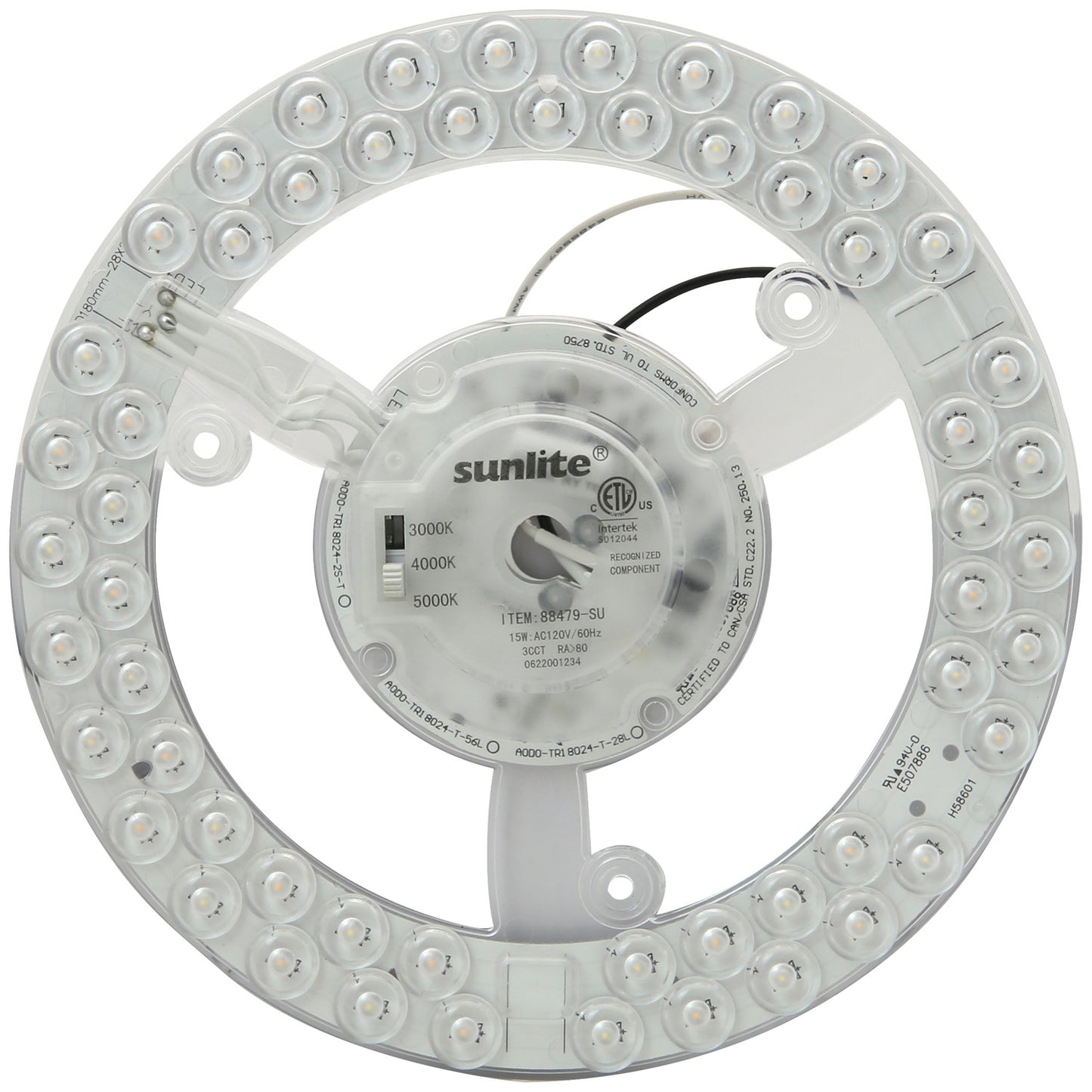 Sunlite 88479 7.3-Inch AC LED Light Engine Module, 15 Watts (100W=), 1 ...