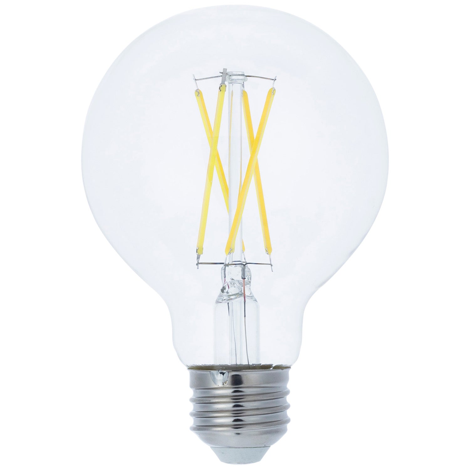 Sunlite 81237 LED G25 Edison Globe Light Bulb, 7.6 Watts (100W Equival ...