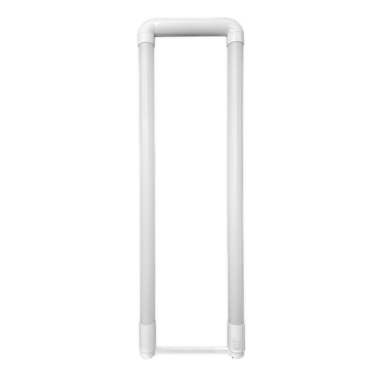 Luxrite LED T8 U6 U-Bend Universal 3 Way Tube Light, 15W, 1950 Lumens ...