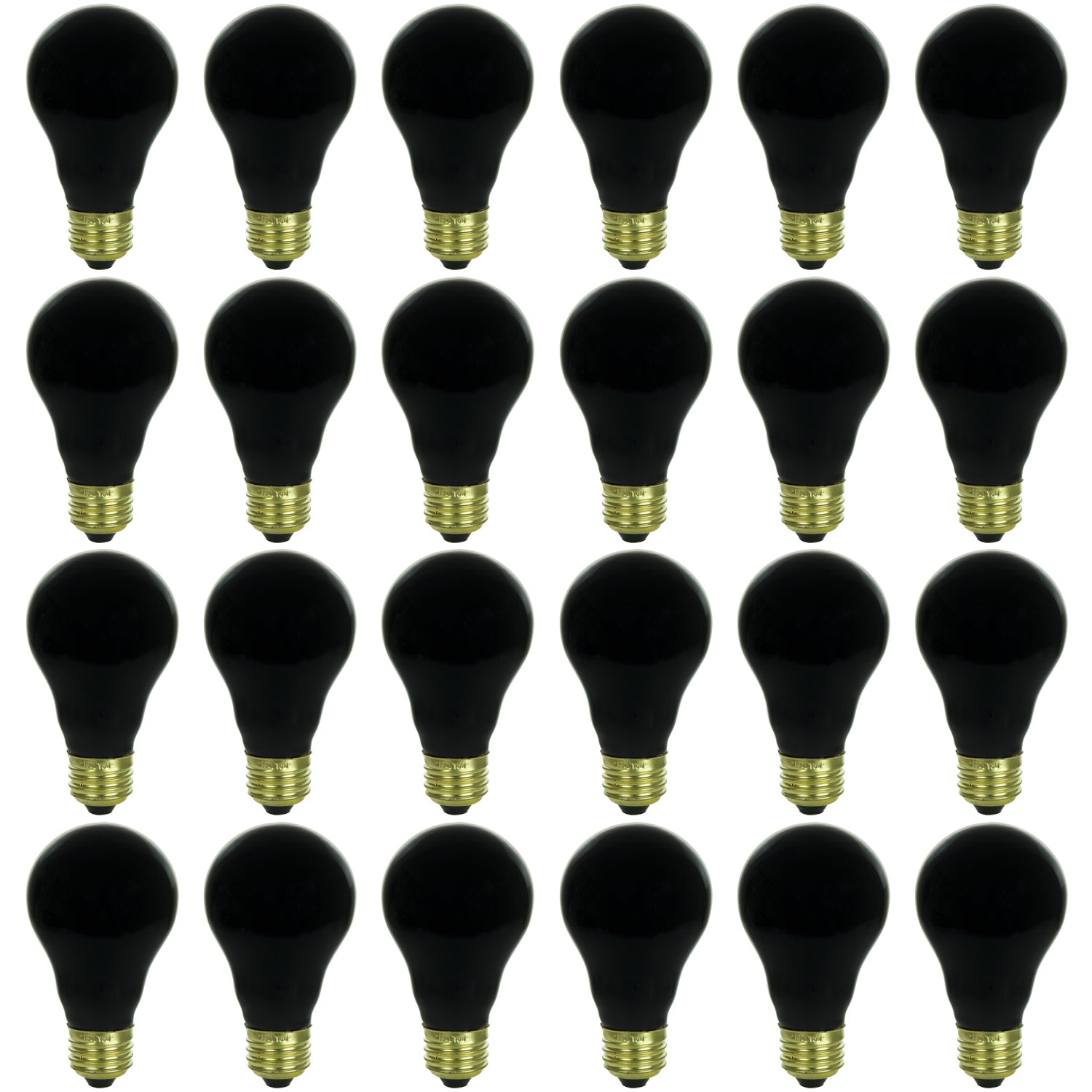 Sunlite 75 Watt A19 Black Light, Medium Base, Transparent Blacklight ...