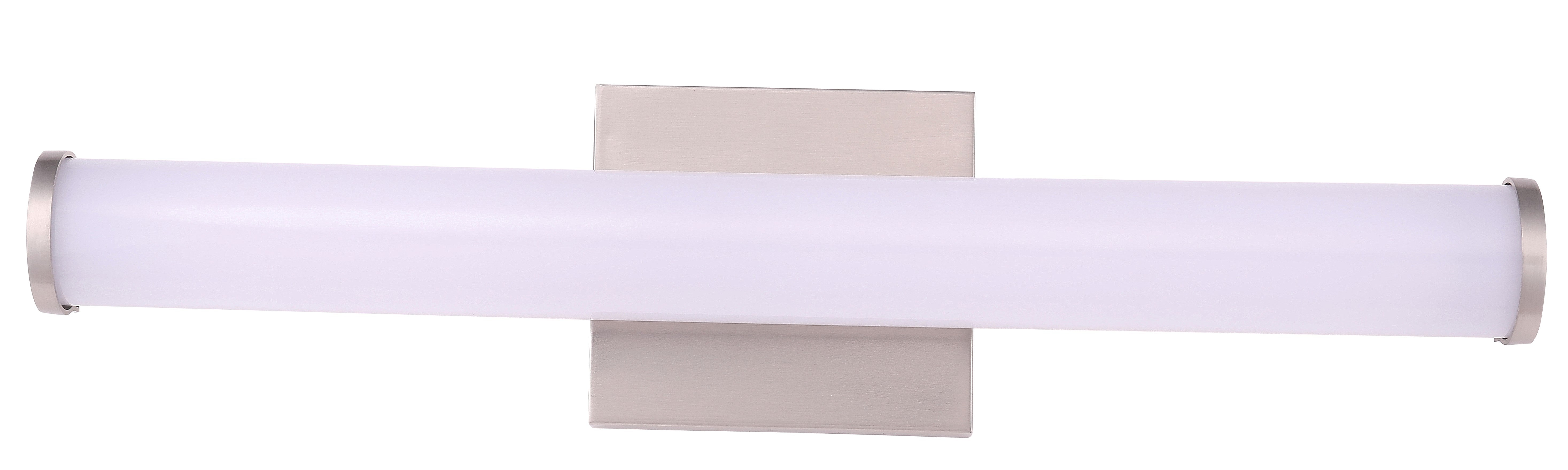 LED Bar Fixture 100-277V Dimmable 30K-50K Chrome - Bulb Center