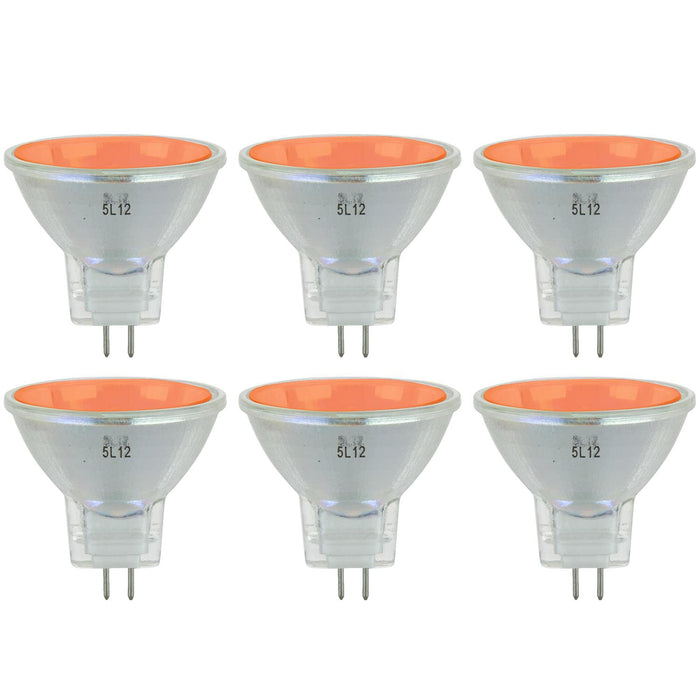 Sunlite 20 Watt, 10° Narrow Spot, Colored MR11 Mini Reflector with Cov ...