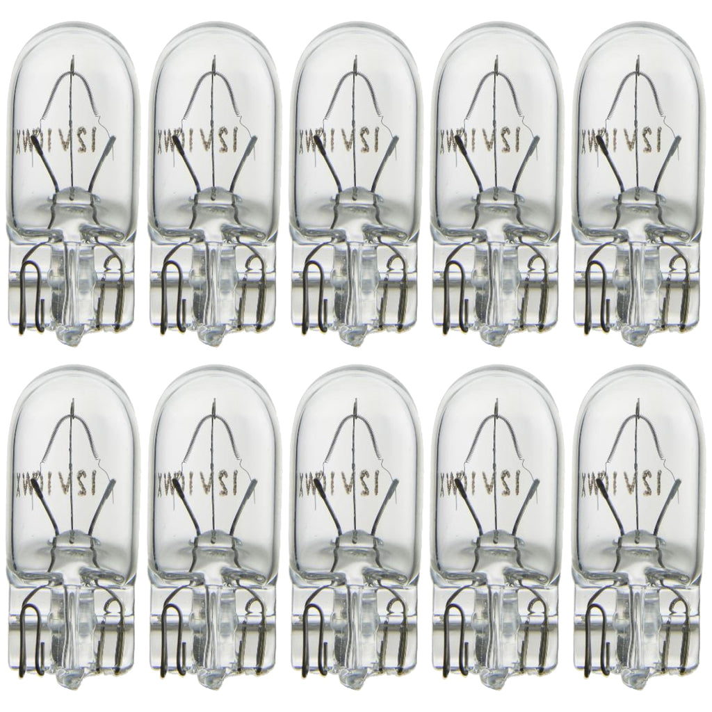 10 Pack 3 Watt T3.25 Xenon, Rigid Loop Base, Frost — Bulb Center