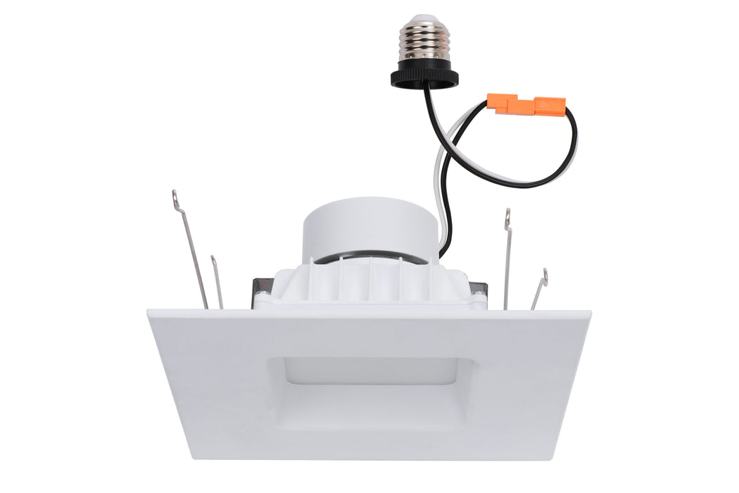 Sunlite 89129 LED Selectable 5-6” Square Retrofit Light Fixture, 14W ...