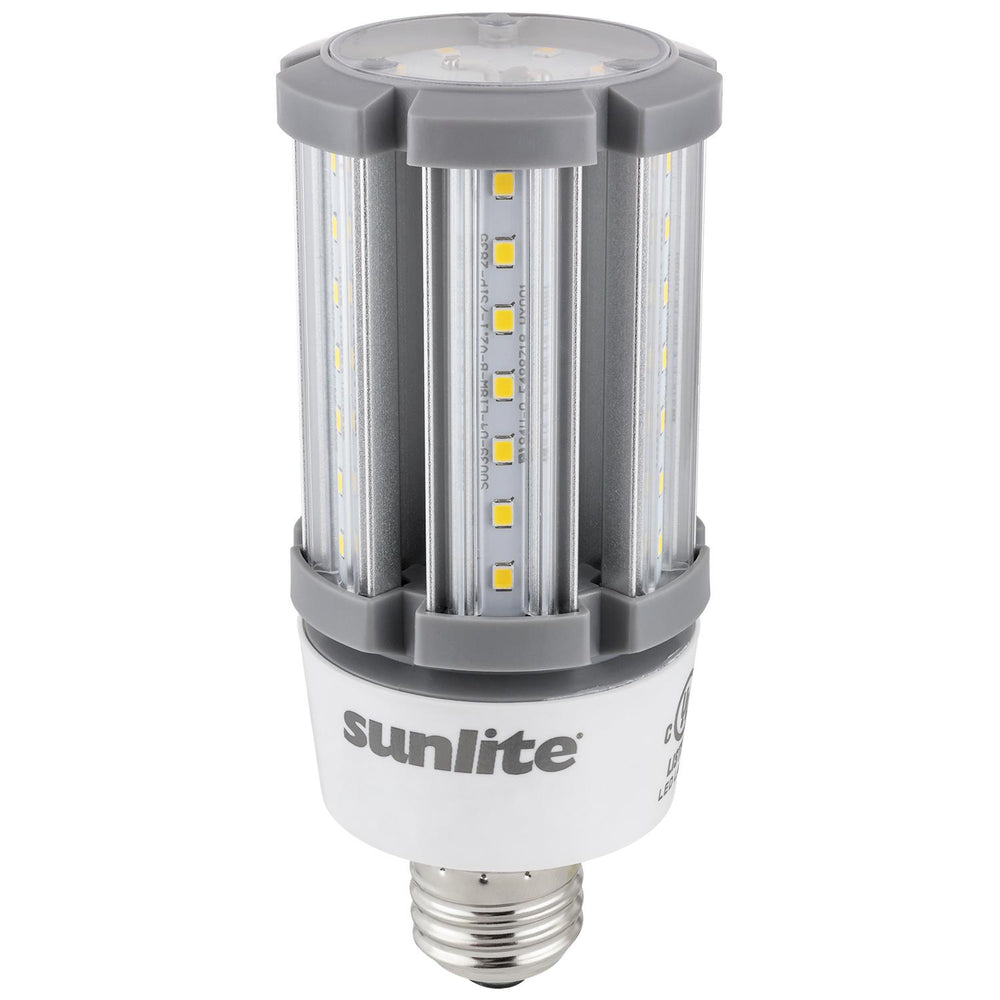 Sunlite LED Corn Bulb, 18 Watt (70 W Equal), 5000K Super White, Medium ...